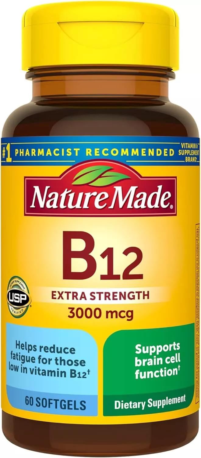 Nature Made vitamin B12 softgels