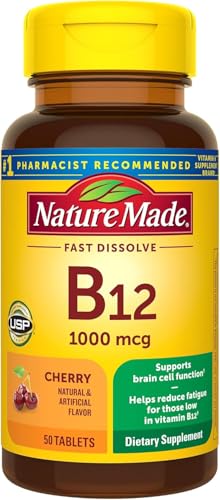 Nature Made vitamin B12 sublingual tablets