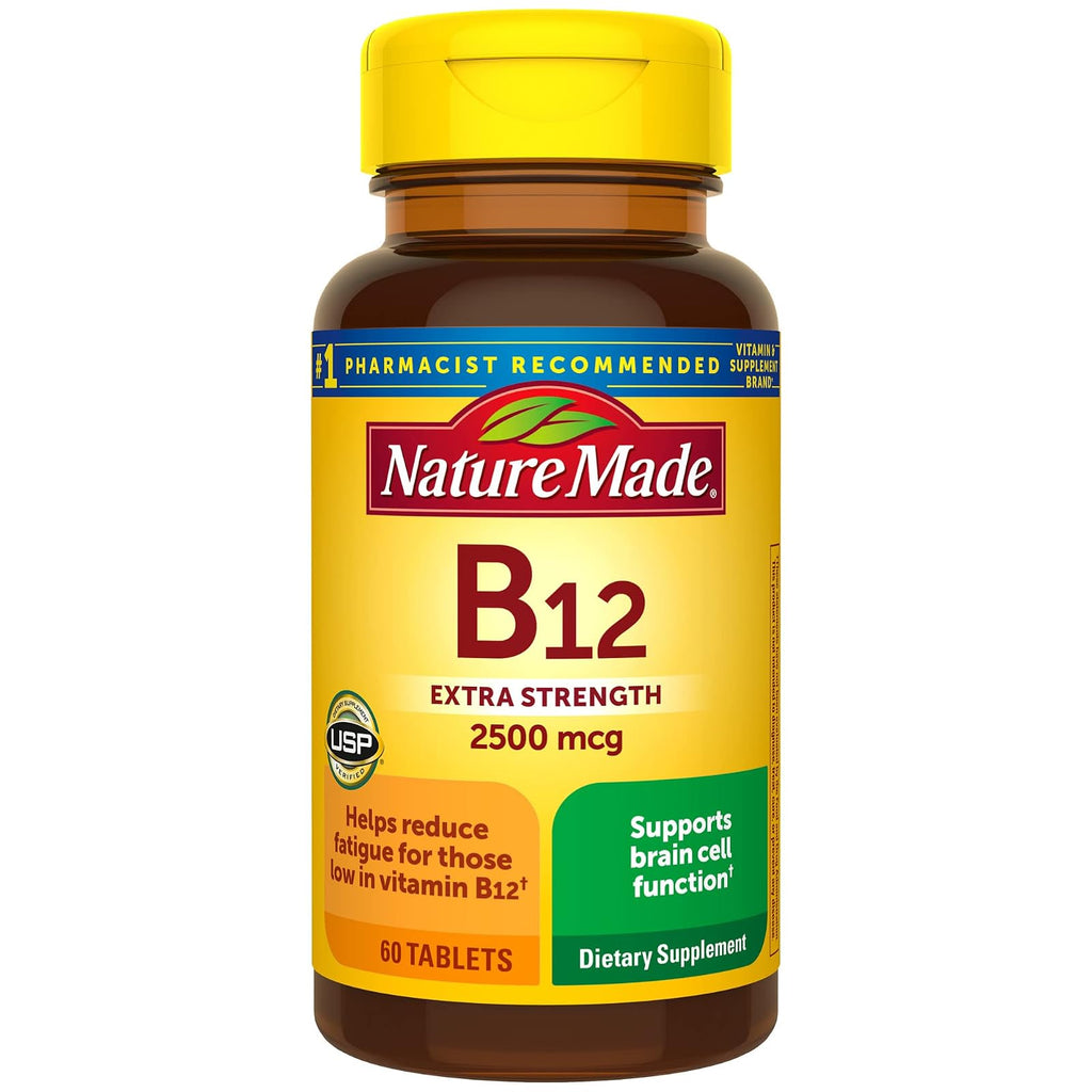 Nature Made vitamin B12 tablets for energy