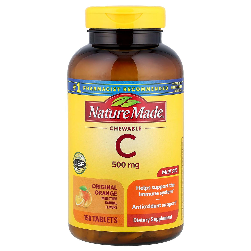 Nature Made vitamin C chewable tablets