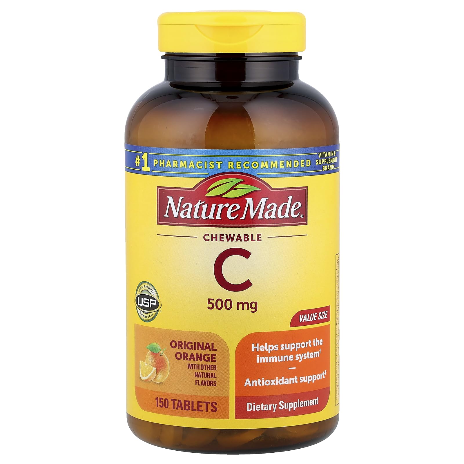 Nature Made vitamin C chewable tablets