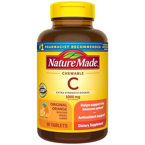 Nature Made vitamin C chewable tablets