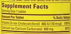 Nature Made Vitamin D3 enhances calcium absorption