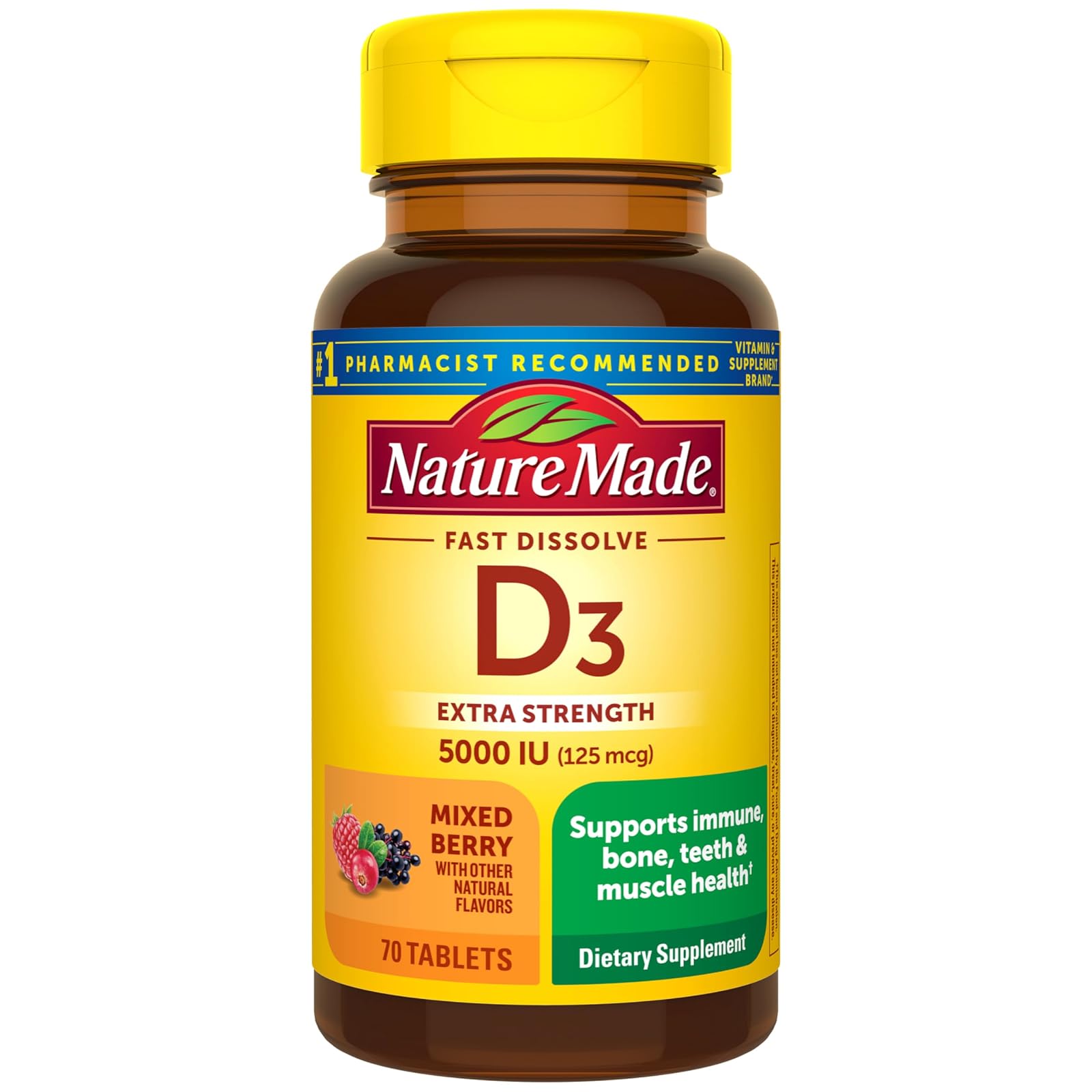 Nature Made vitamin D3 fast dissolve