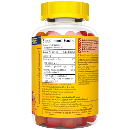 Nature Made vitamin D3 for energy support