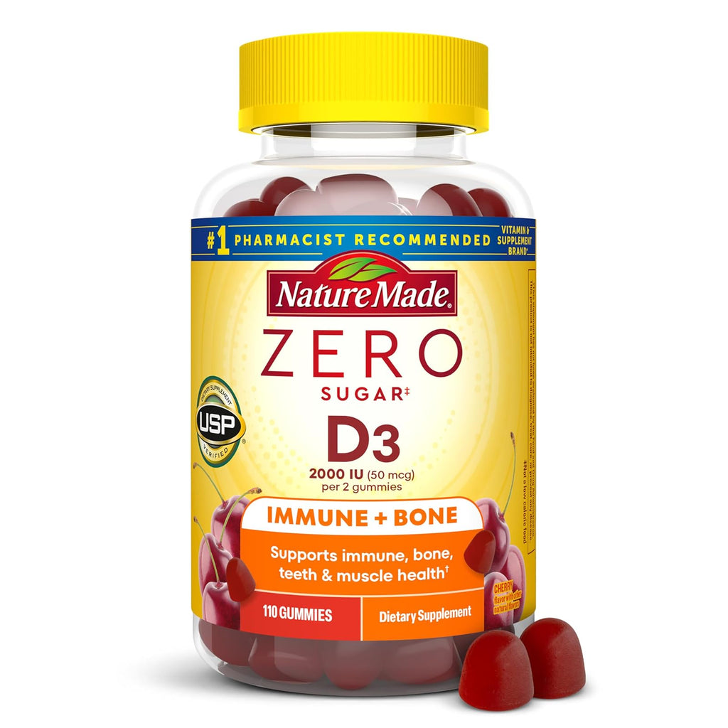 Nature Made vitamin D3 gummies for immunity