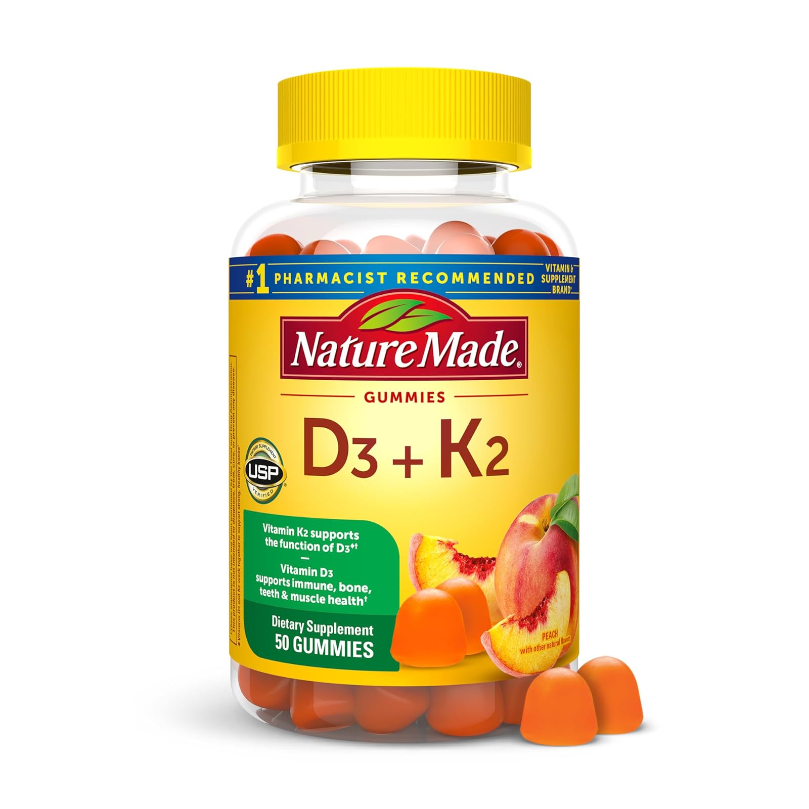 Nature Made vitamin D3 K2 gummies