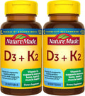 Nature Made vitamin D3 K2 supplement