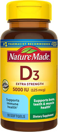 Nature Made vitamin D3 liquid softgels