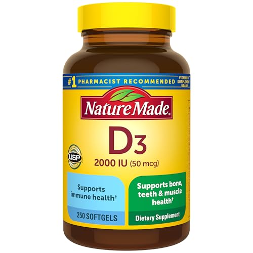 Nature Made Vitamin D3 softgels