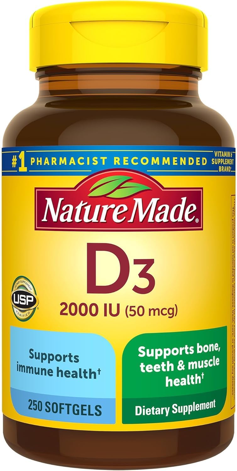 Nature Made Vitamin D3 softgels