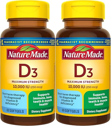 Nature Made Vitamin D3 softgels