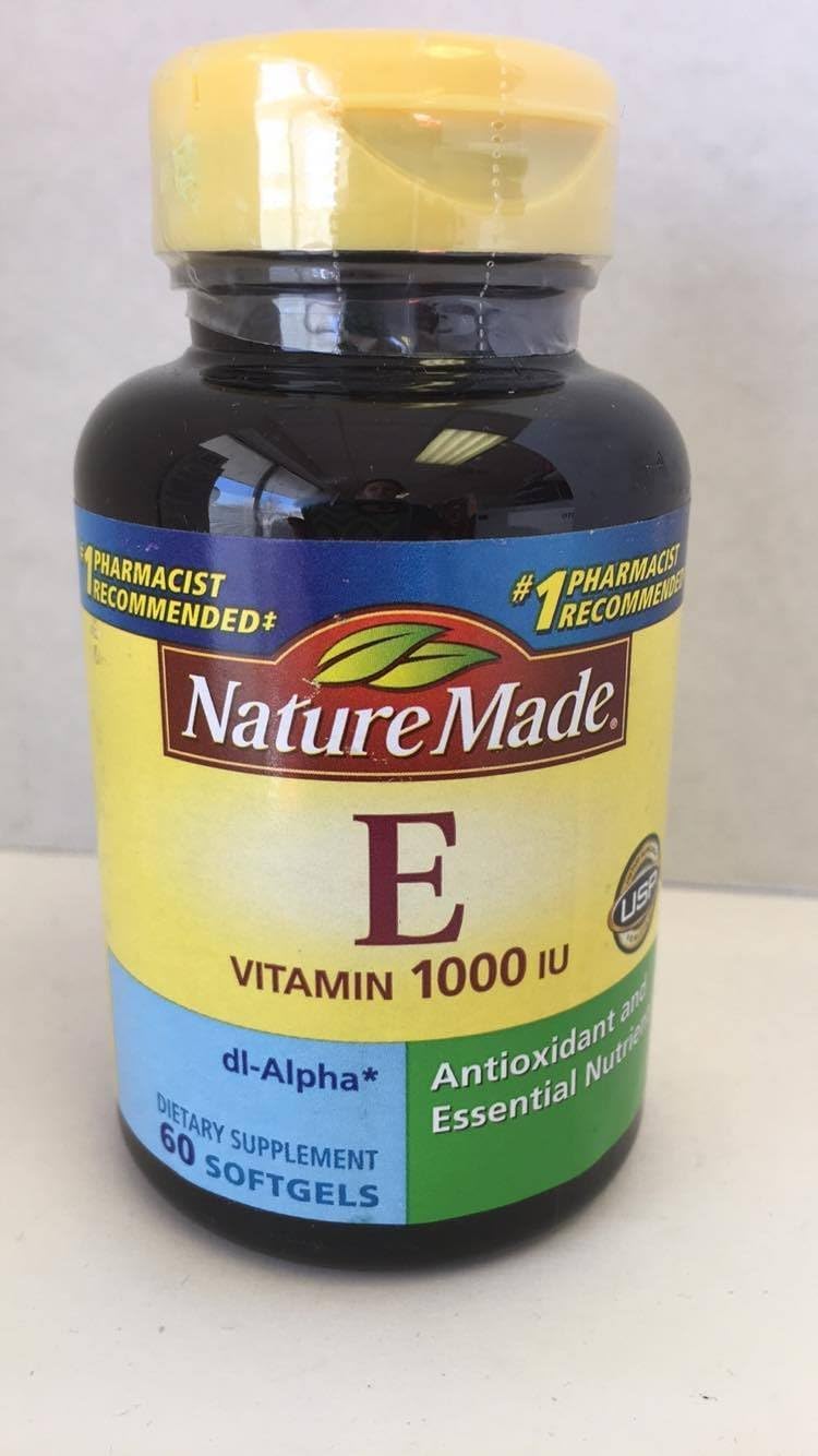Nature Made vitamin E softgels for immunity
