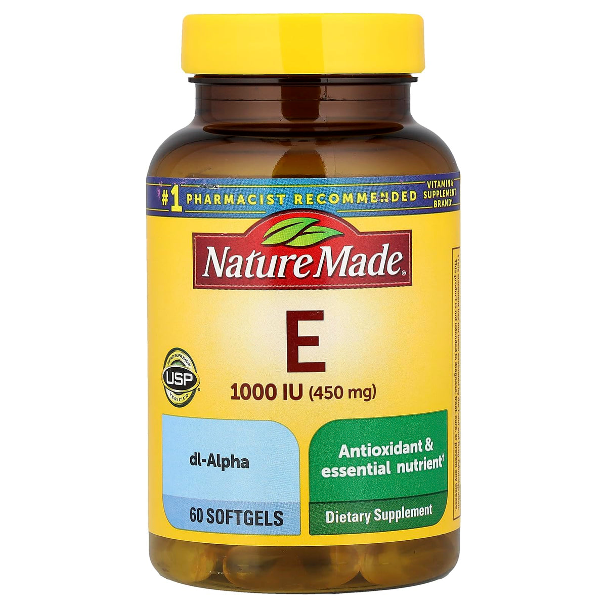 Nature Made vitamin E softgels