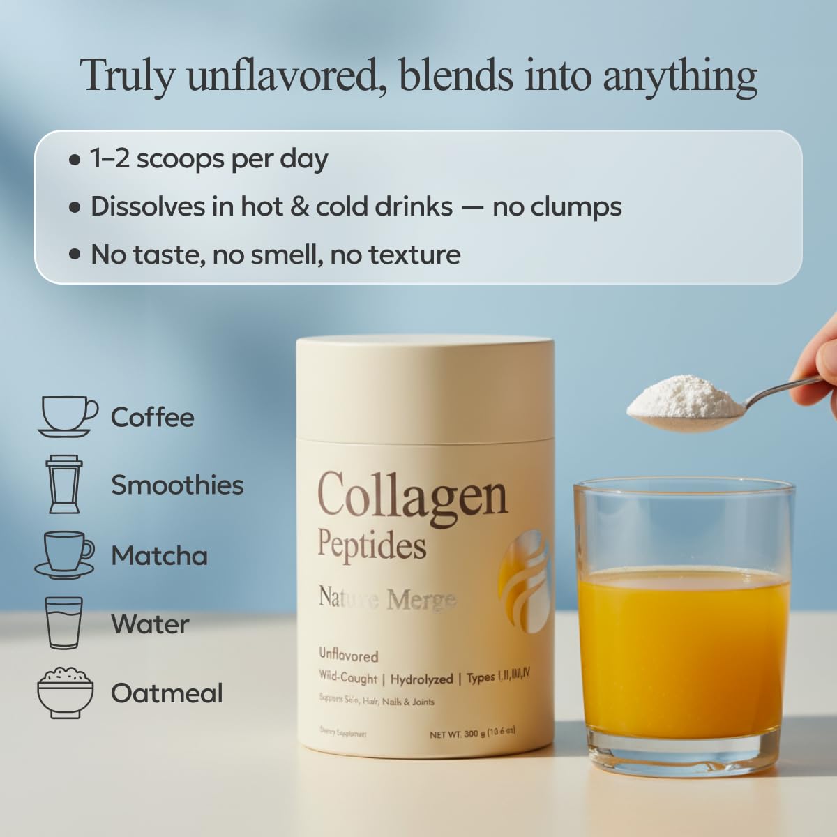 Nature Merge marine collagen supplement
