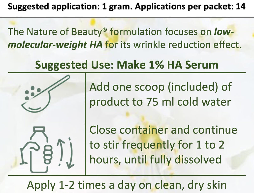 Nature of Beauty hyaluronic acid benefits