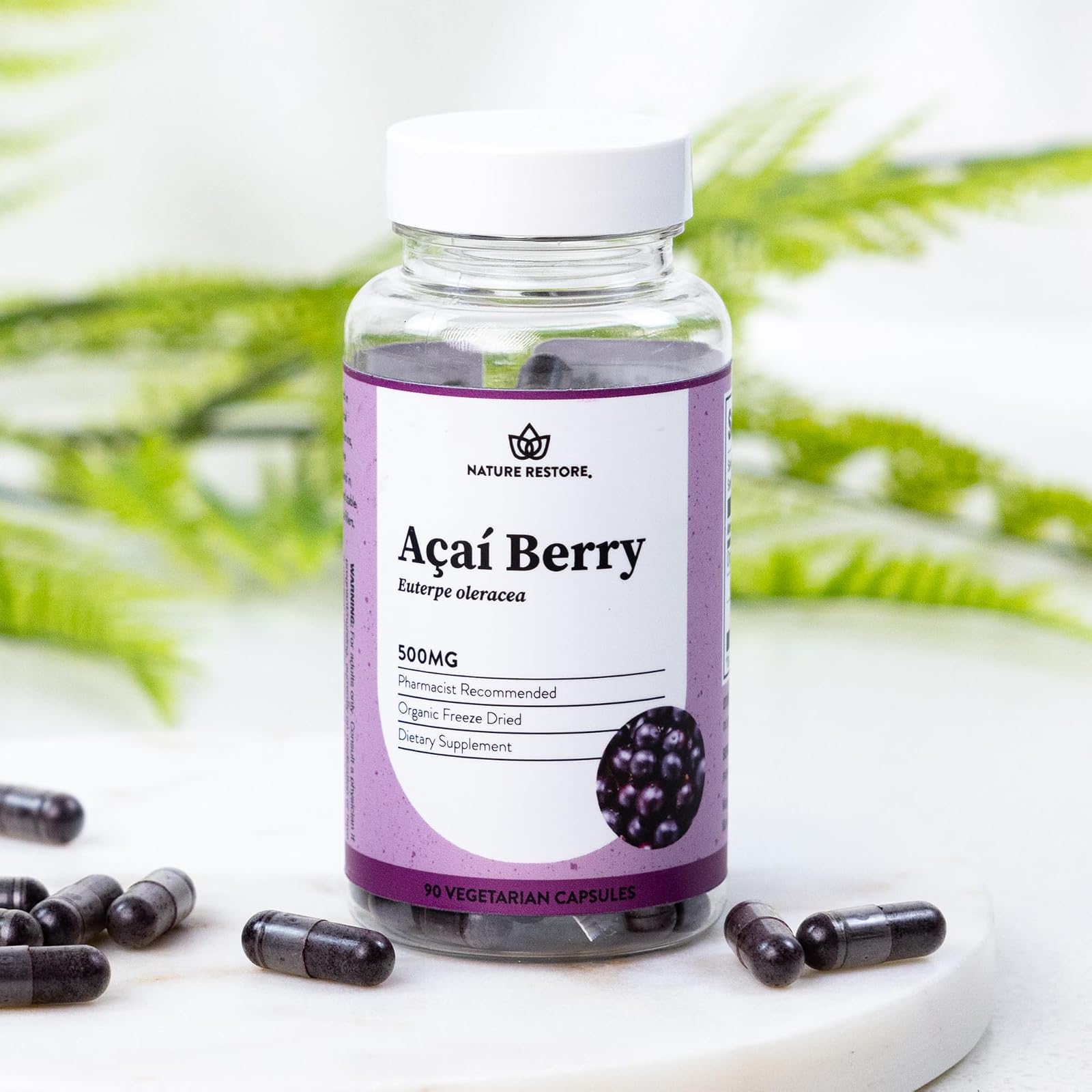 Nature Restore berry capsules for wellness