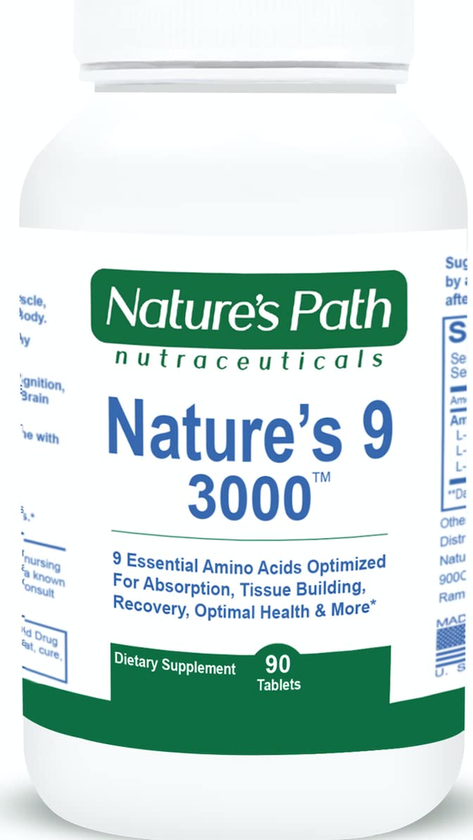 Nature's 9 essential amino acids tablets