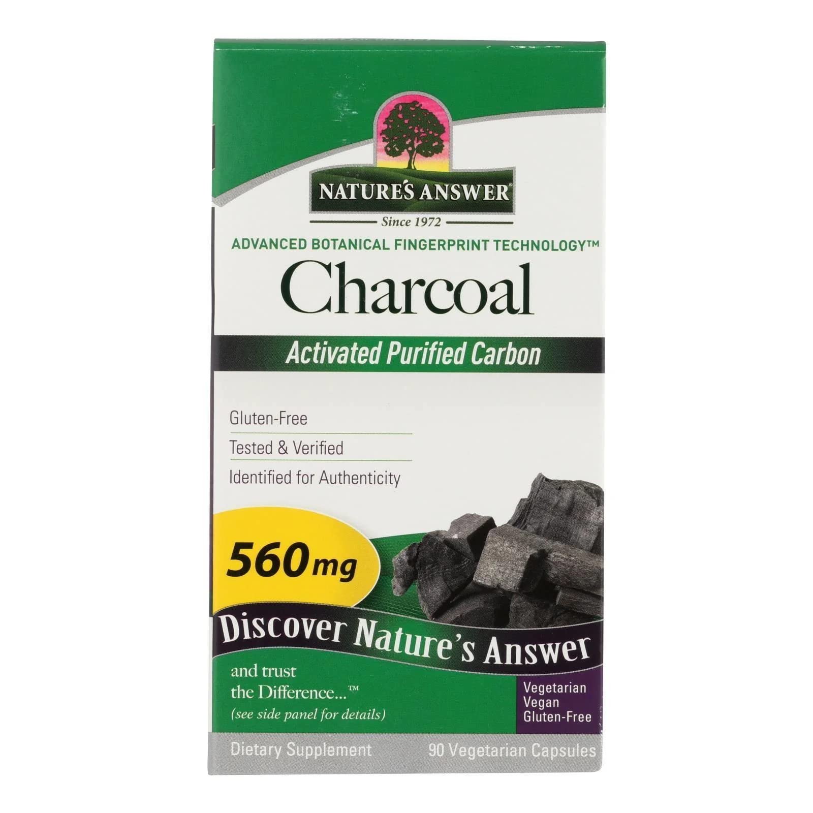 Nature's Answer activated charcoal capsules