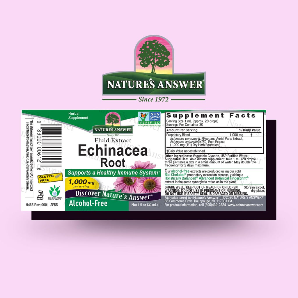 nature's answer echinacea benefits