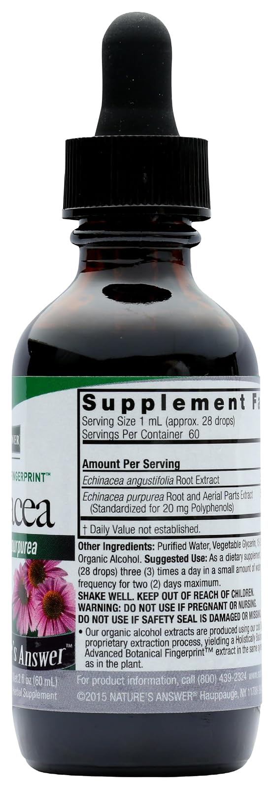 Nature's Answer echinacea health benefits