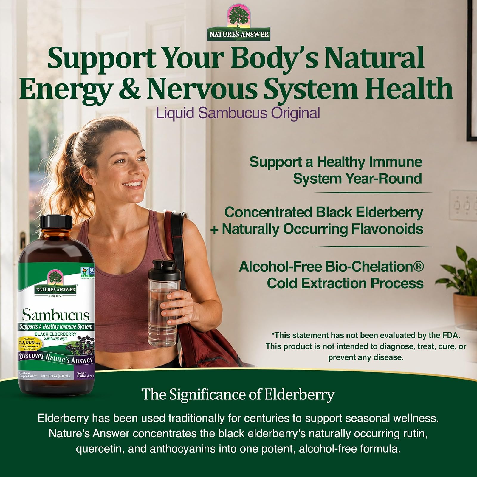 Nature's Answer elderberry extract for vitality