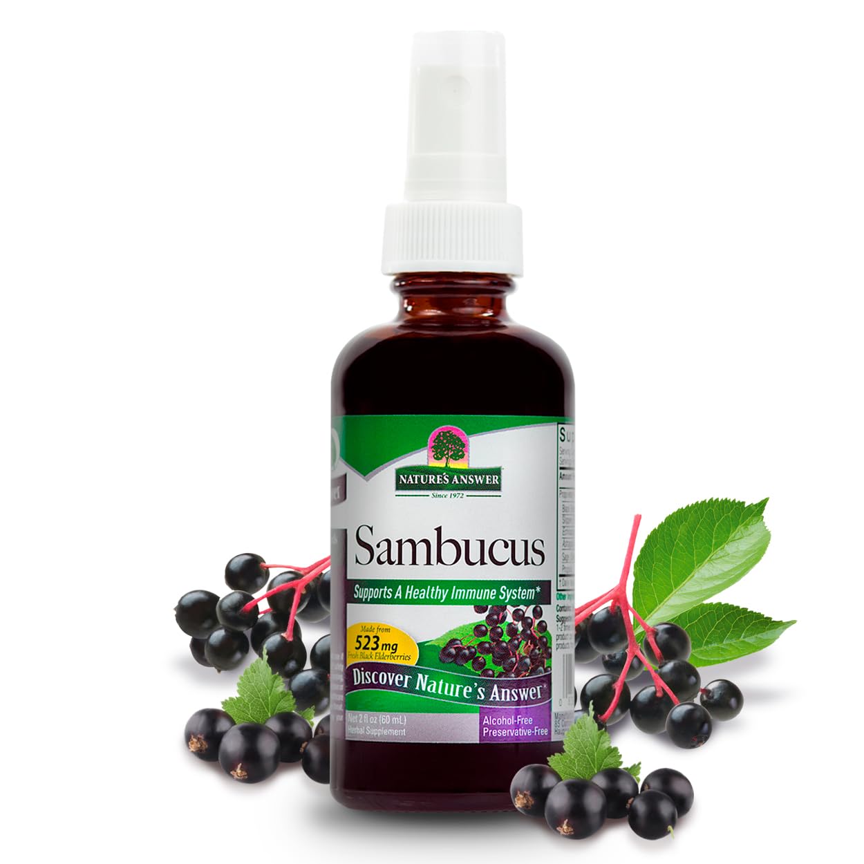 Nature's Answer elderberry immune support spray