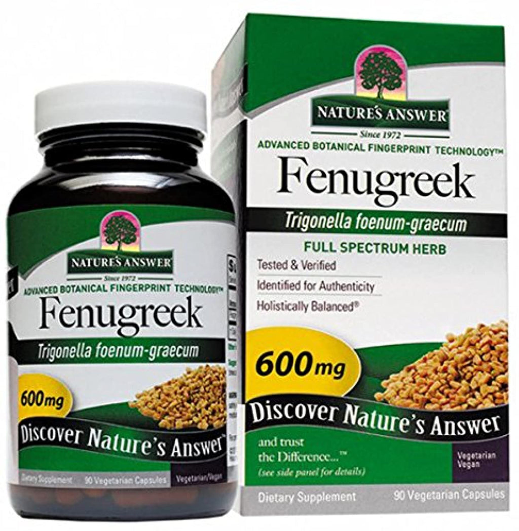 Nature's Answer fenugreek seed capsules
