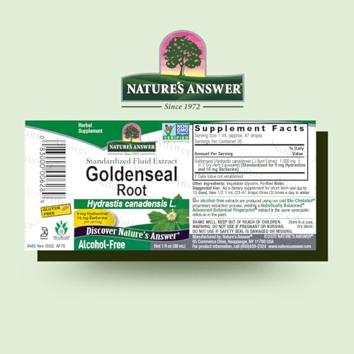 nature's answer goldenseal health benefits