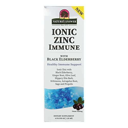 Nature's Answer Ionic Zinc Immune support with Black Elderberry