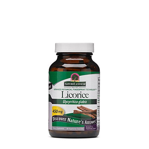Nature's Answer Licorice Root capsules for digestion