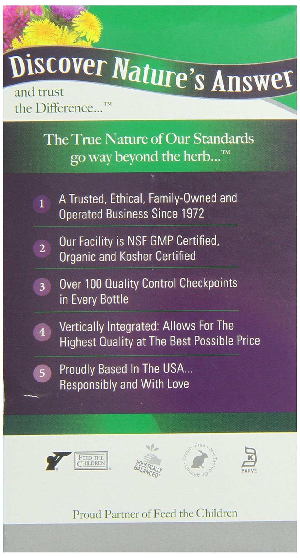 nature's answer liver health capsules