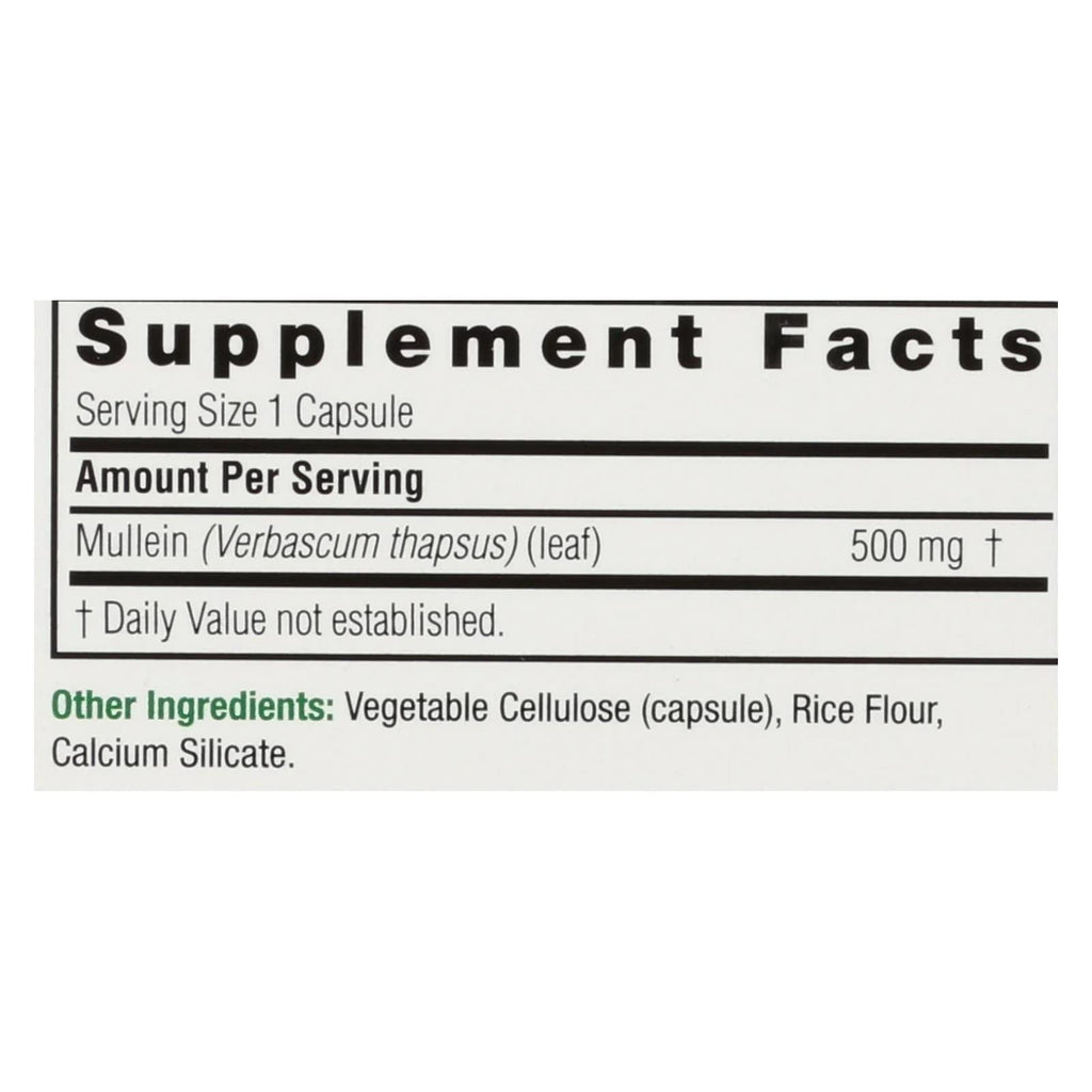 Nature's Answer mullein for natural wellness