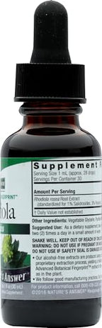 nature's answer rhodiola for wellness
