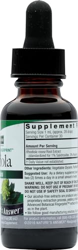 nature's answer rhodiola for wellness