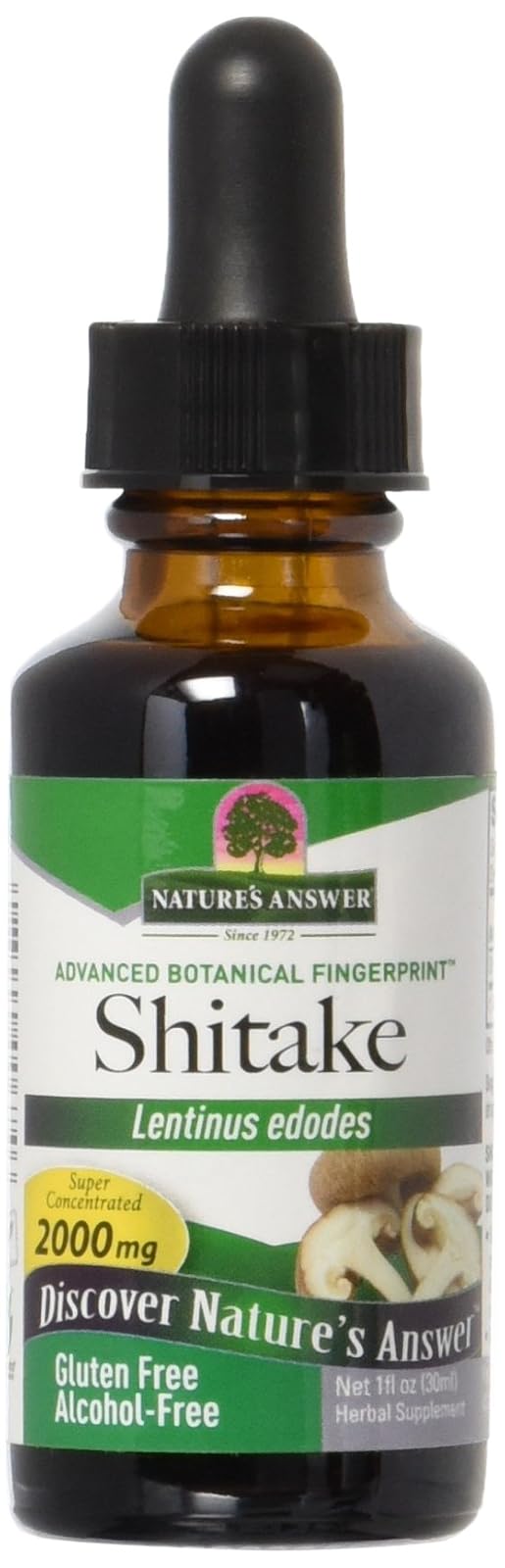 Nature's Answer shiitake mushroom extract benefits