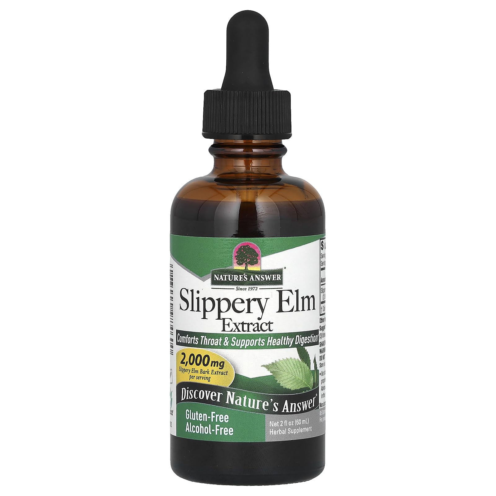 Nature's Answer Slippery Elm extract benefits