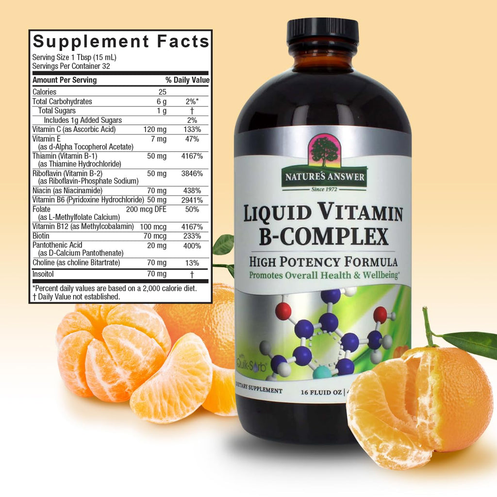 nature's answer vitamin b complex supplement