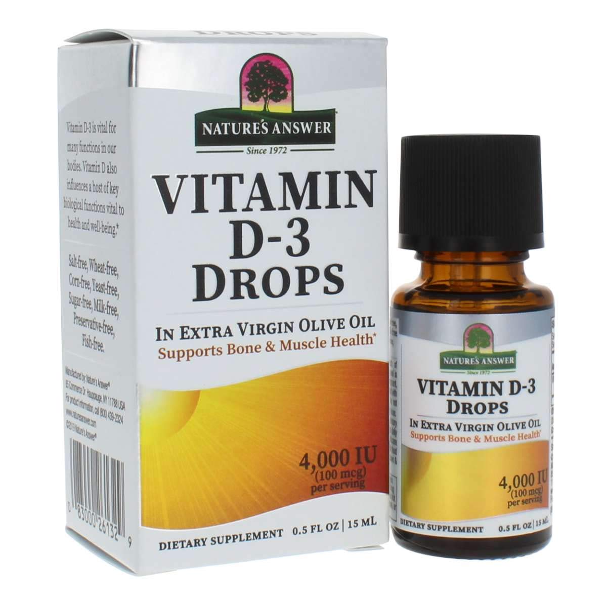 Nature's Answer Vitamin D-3 supplement