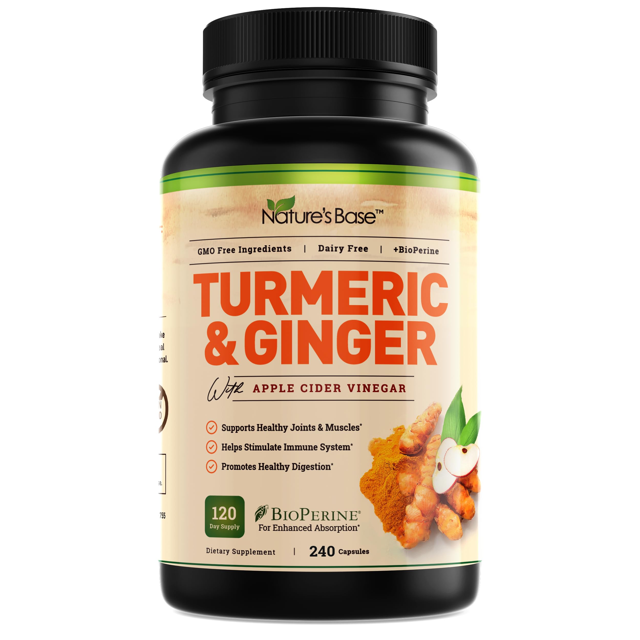 Nature's Base ginger supplement capsules