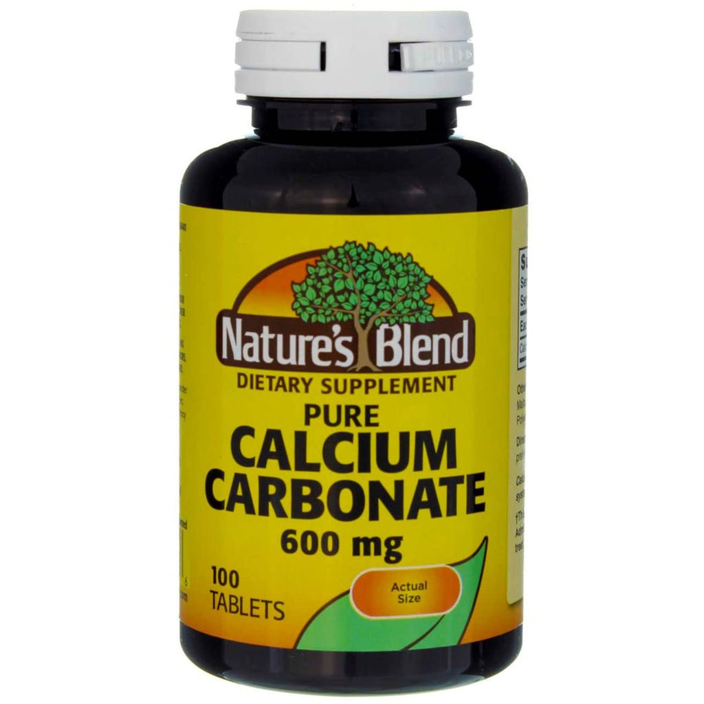 Nature's Blend calcium carbonate tablets