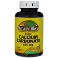 Nature's Blend calcium carbonate tablets