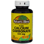 Nature's Blend calcium carbonate tablets