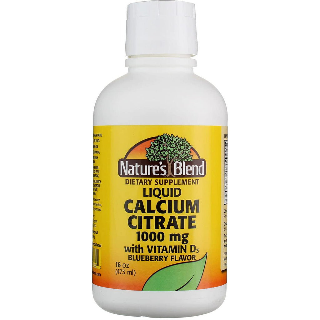 Nature's Blend calcium citrate liquid