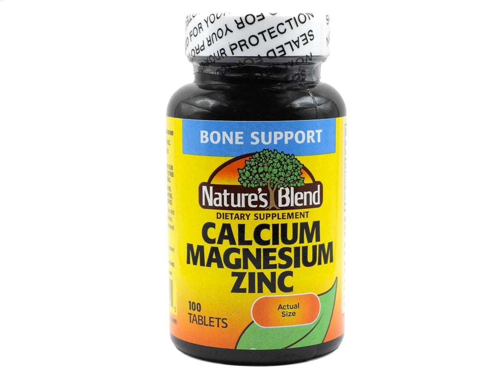 Nature's Blend calcium magnesium zinc tablets