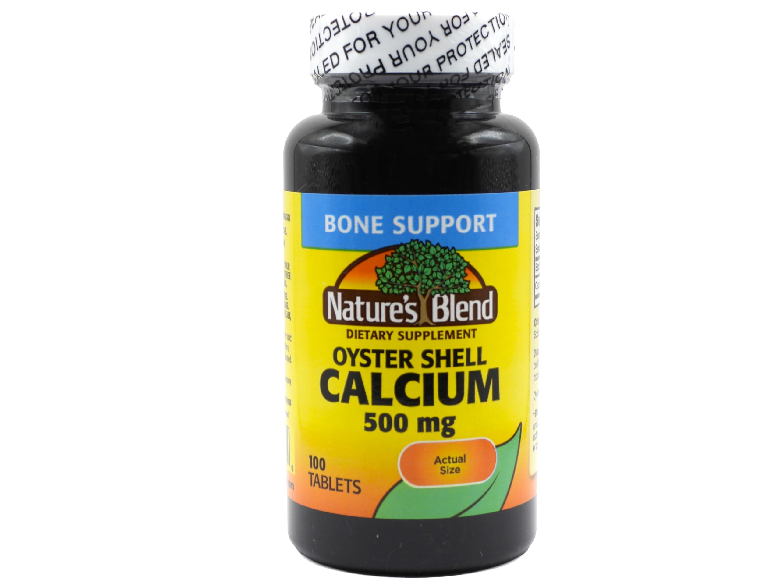 Nature's Blend calcium supplement tablets