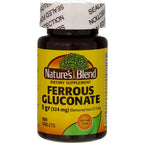 Nature's Blend ferrous gluconate supplement