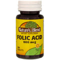 Nature's Blend folic acid tablets