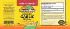 Nature's Blend garlic capsules for wellness