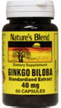 Nature's Blend Ginkgo Biloba capsules